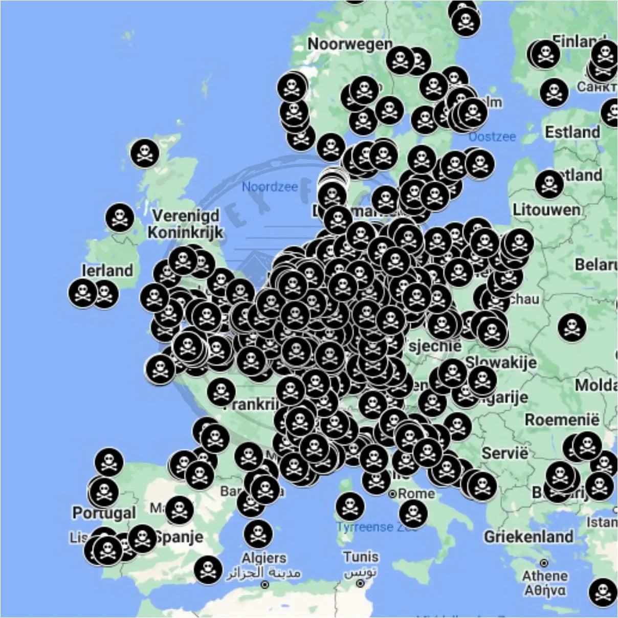 Bunker & WW2 Urbex Kaart | The Urbex Factory